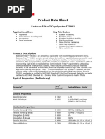 TDS Celcon M90 | PDF | Extrusion | Strength Of Materials