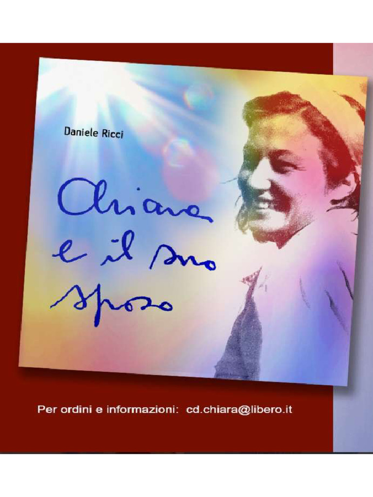 Chiara e Il Suo Sposo - Daniele Ricci | PDF