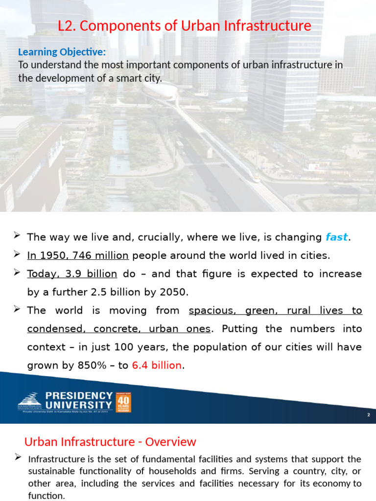Key Components of Urban Infrastructure | PDF | Infrastructure | City