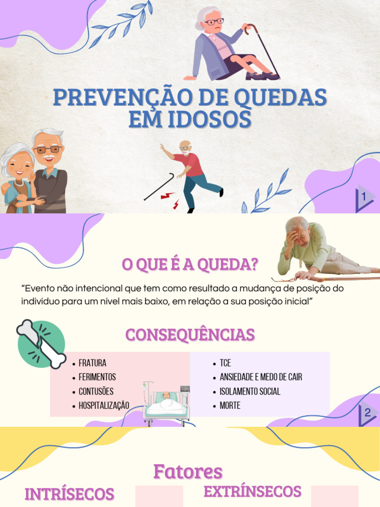 Prevenção de Quedas em Idosos | PDF