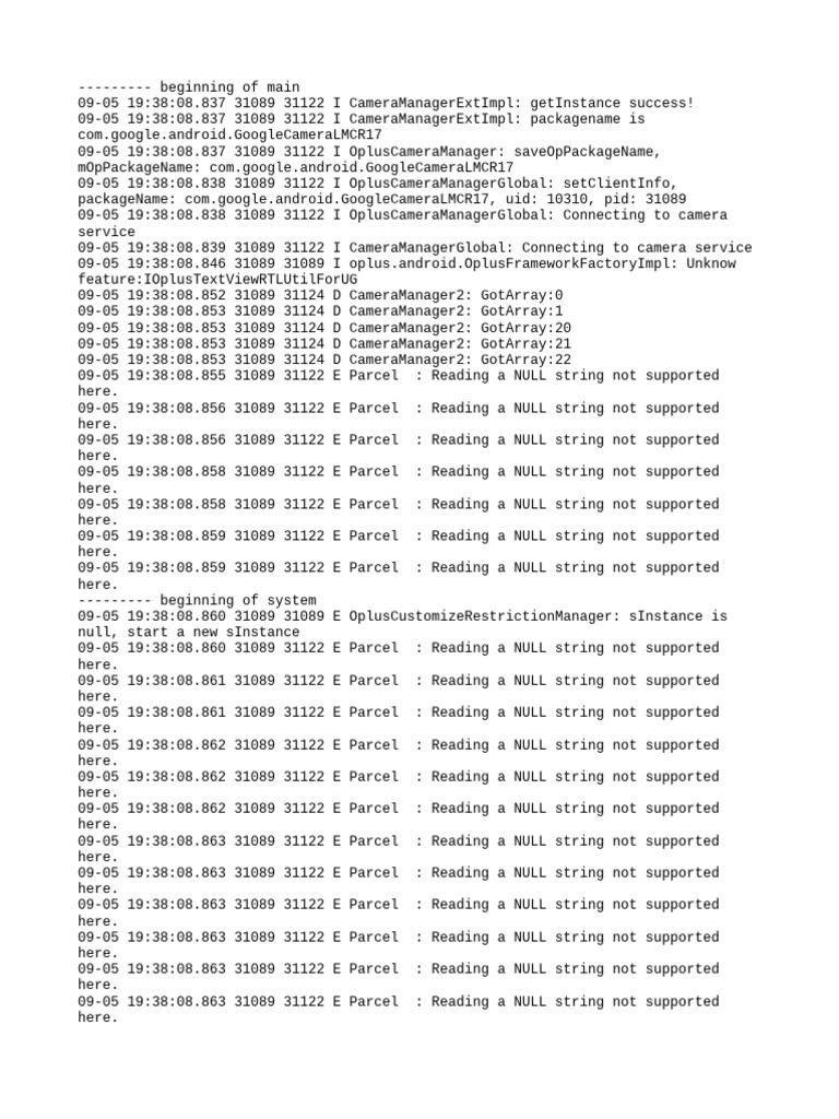 Log Cat 1757090288757 | PDF | Computer Architecture | Computer Programming