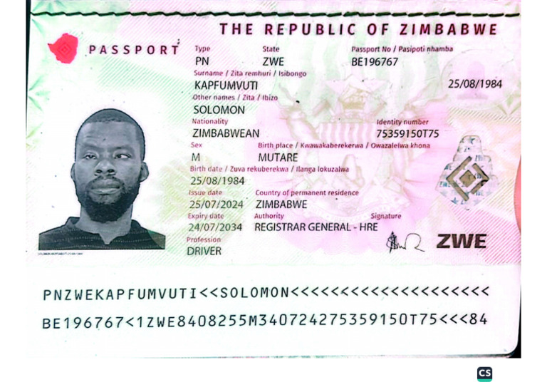 Solo - Driver Passport | PDF