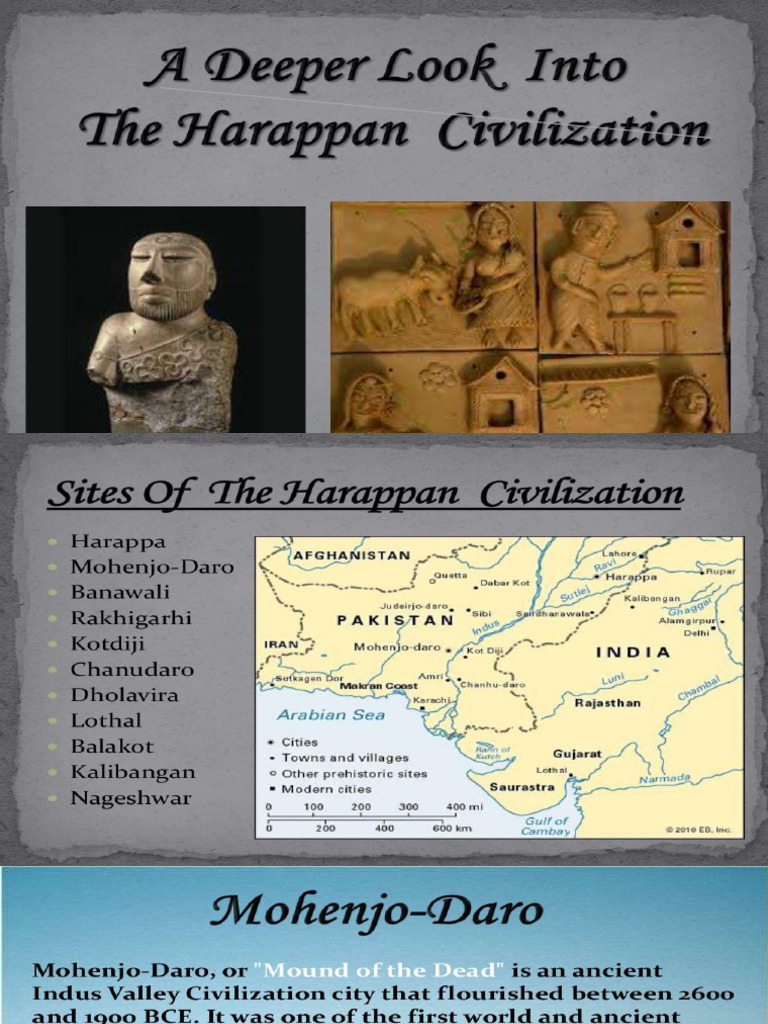 CLASS XII HISTORY PPT 1 Bricks Breads and Bones Harappa Civilization | PDF