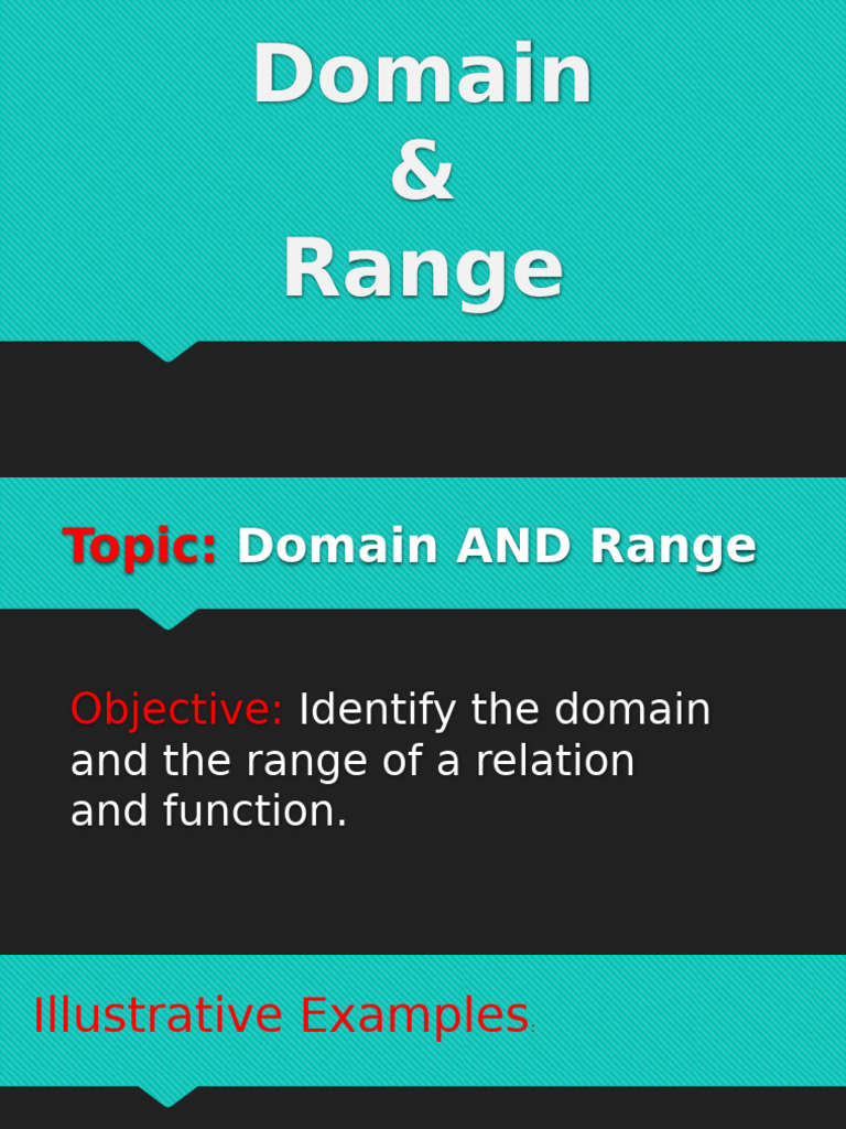 Domain and Range | PDF | Function (Mathematics) | Discrete Mathematics