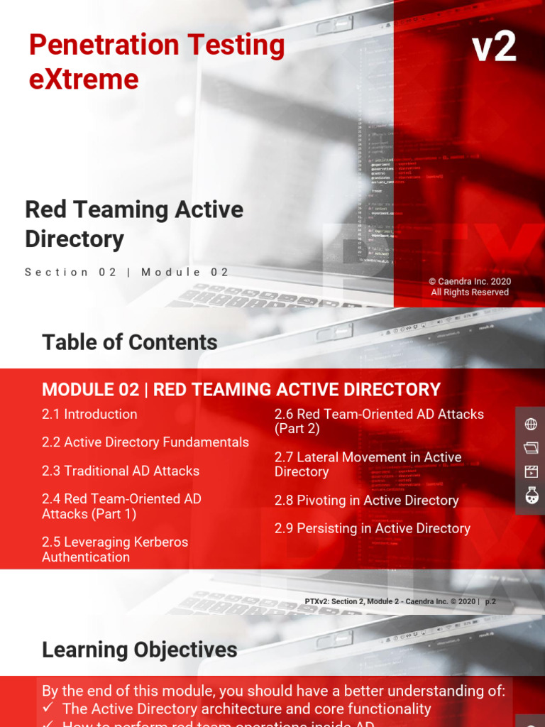 Red Teaming Active Directory Techniques | PDF | Active Directory ...