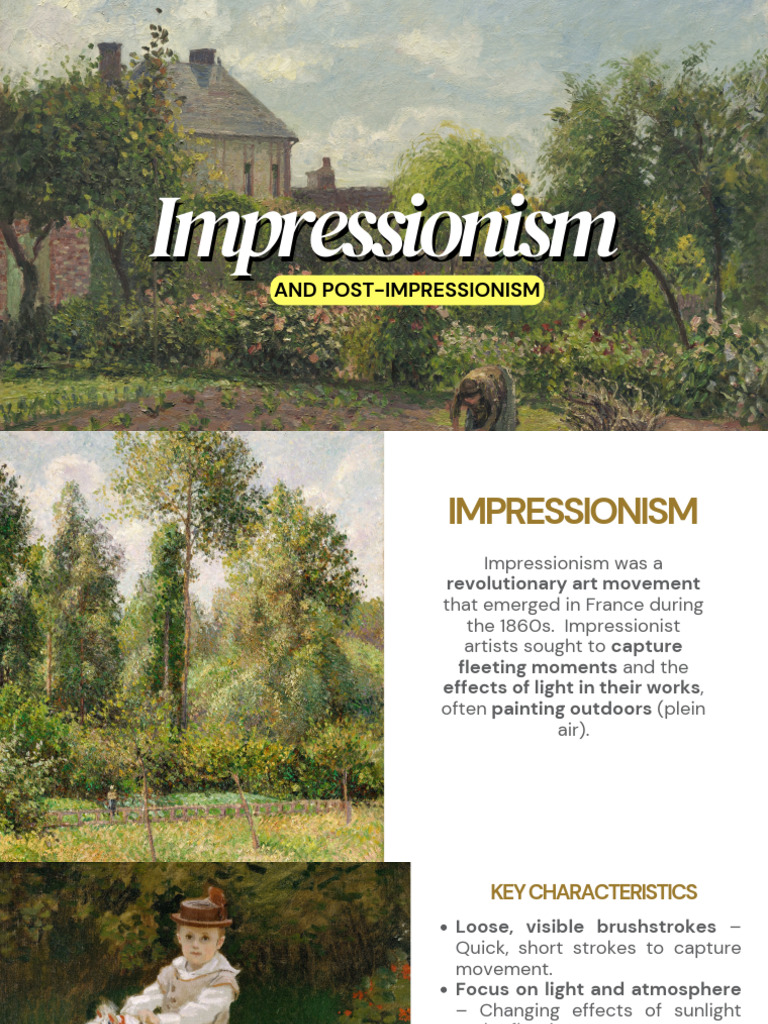 Chapter 5.9. Impressionism, Post-Impressionism, and Pointilism | PDF