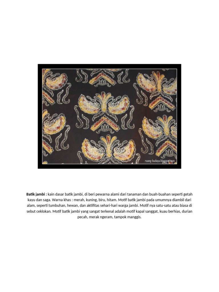 Batik Jambi | PDF