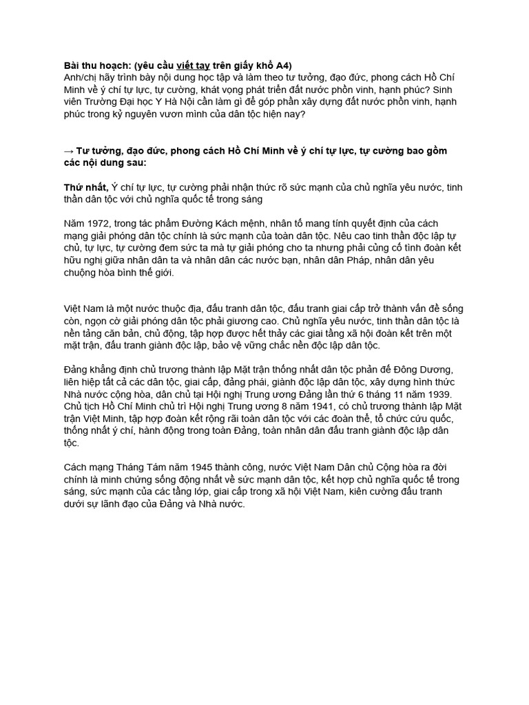 Bài-thu-hoạch-SHCD | PDF