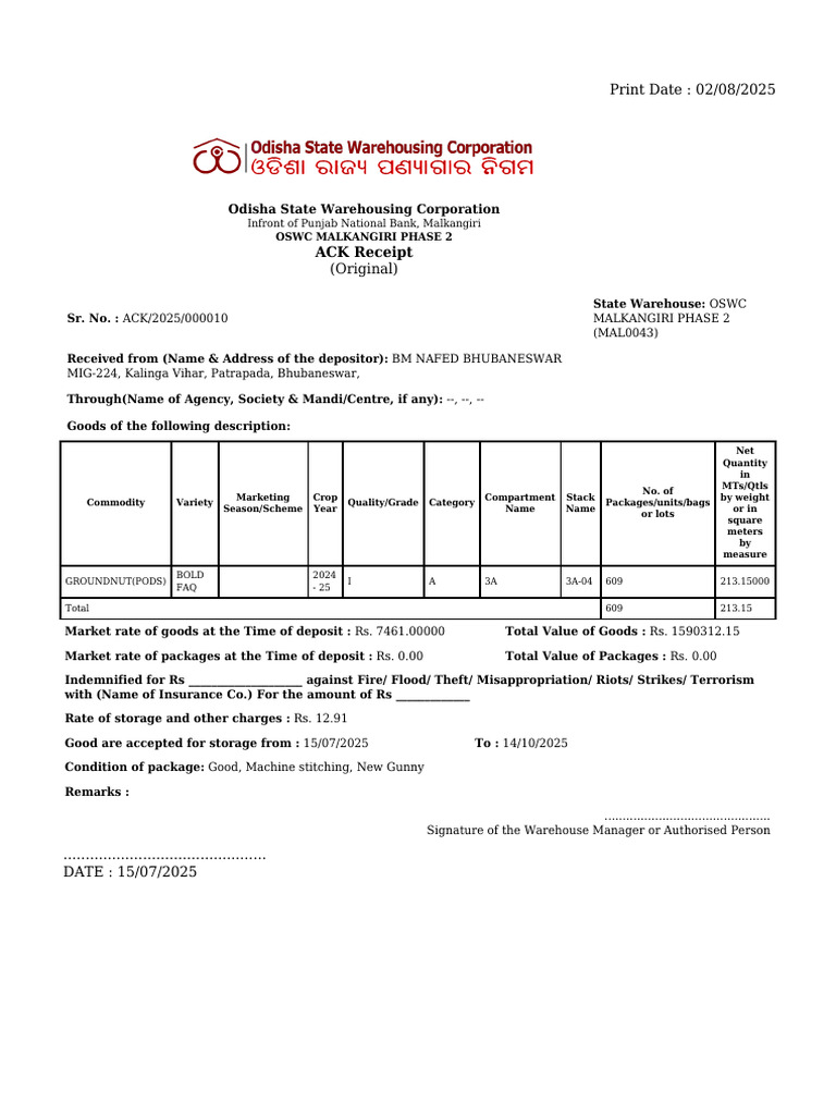 Allotement Letter | PDF | Supply Chain Management