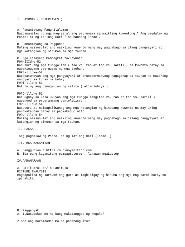 Filipino Report | PDF