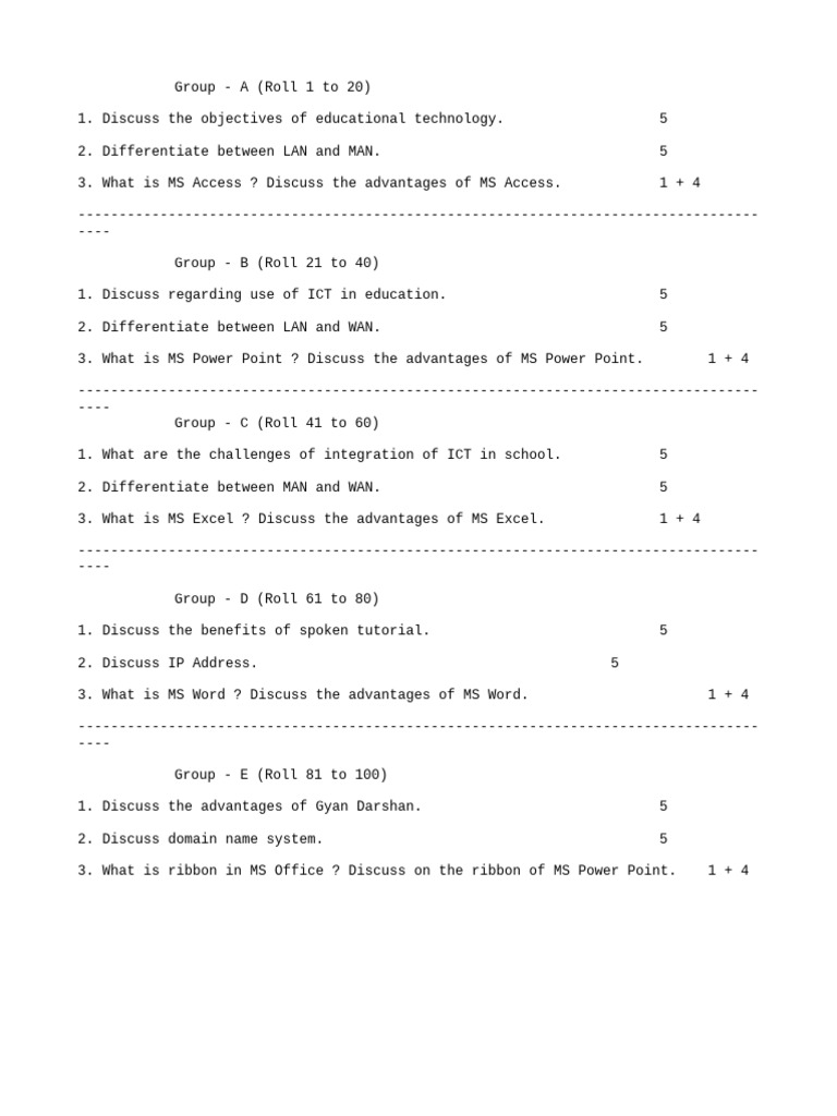 ICT Assignment (2025) | PDF