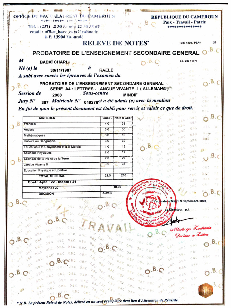 Diplôme S | PDF