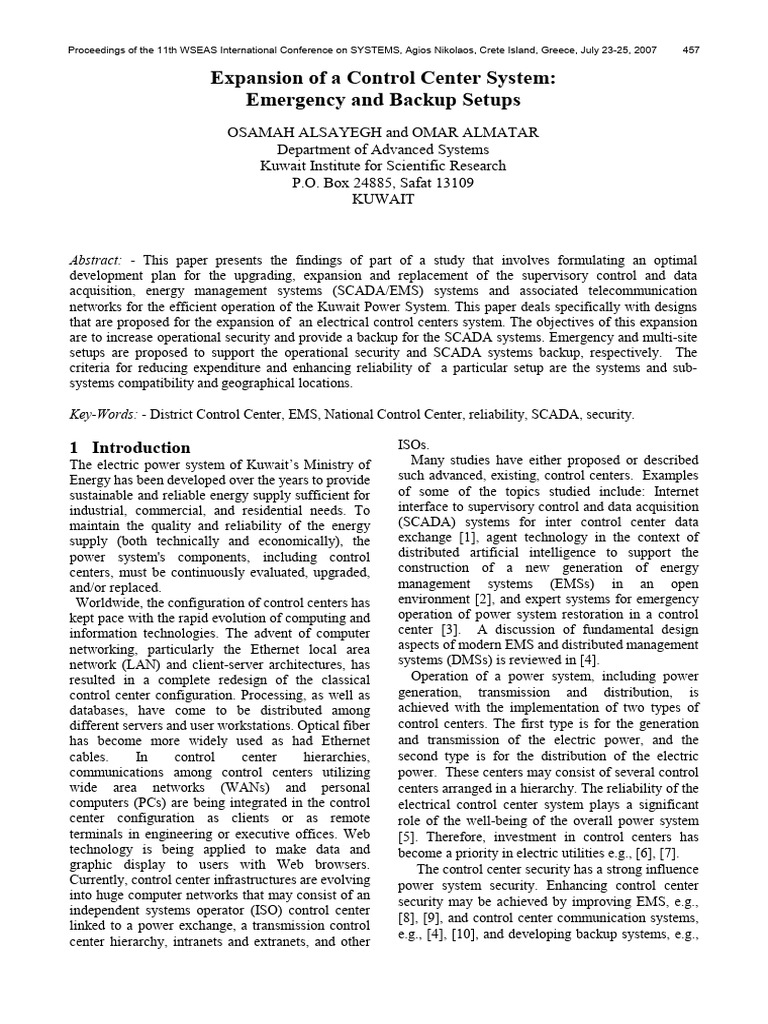 Expansion_of_a_Control_Center_System_Eme | PDF