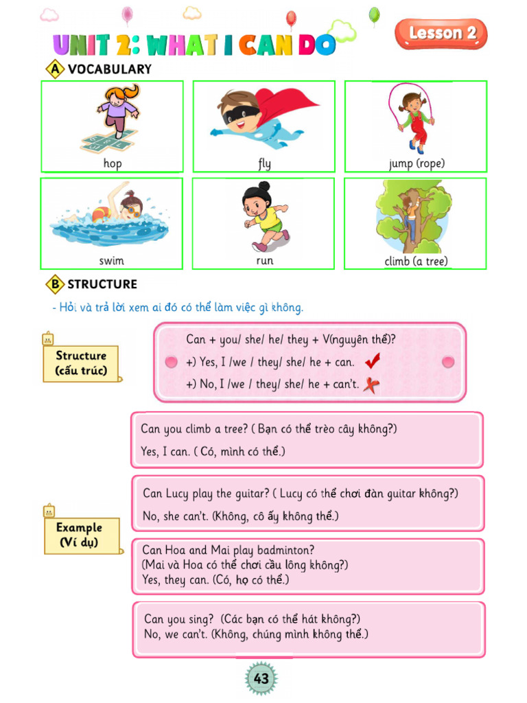 Unit 2 - Lesson 2&3 | PDF