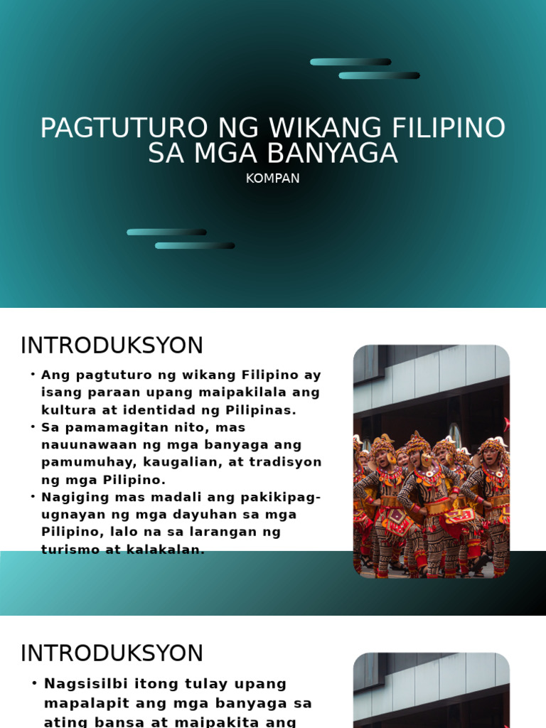 Pagtuturo NG Filipino Sa Mga Banyaga 20250906 141428 0000 | PDF