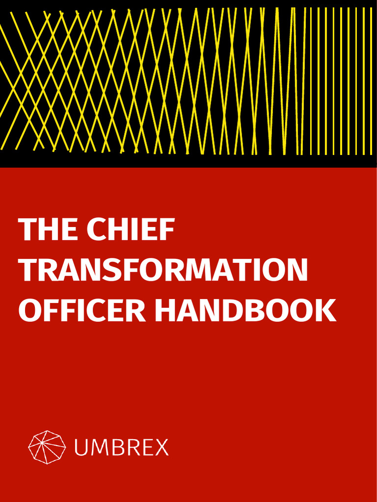 Chief Transformation Transformation Officer Hand | PDF | Performance ...