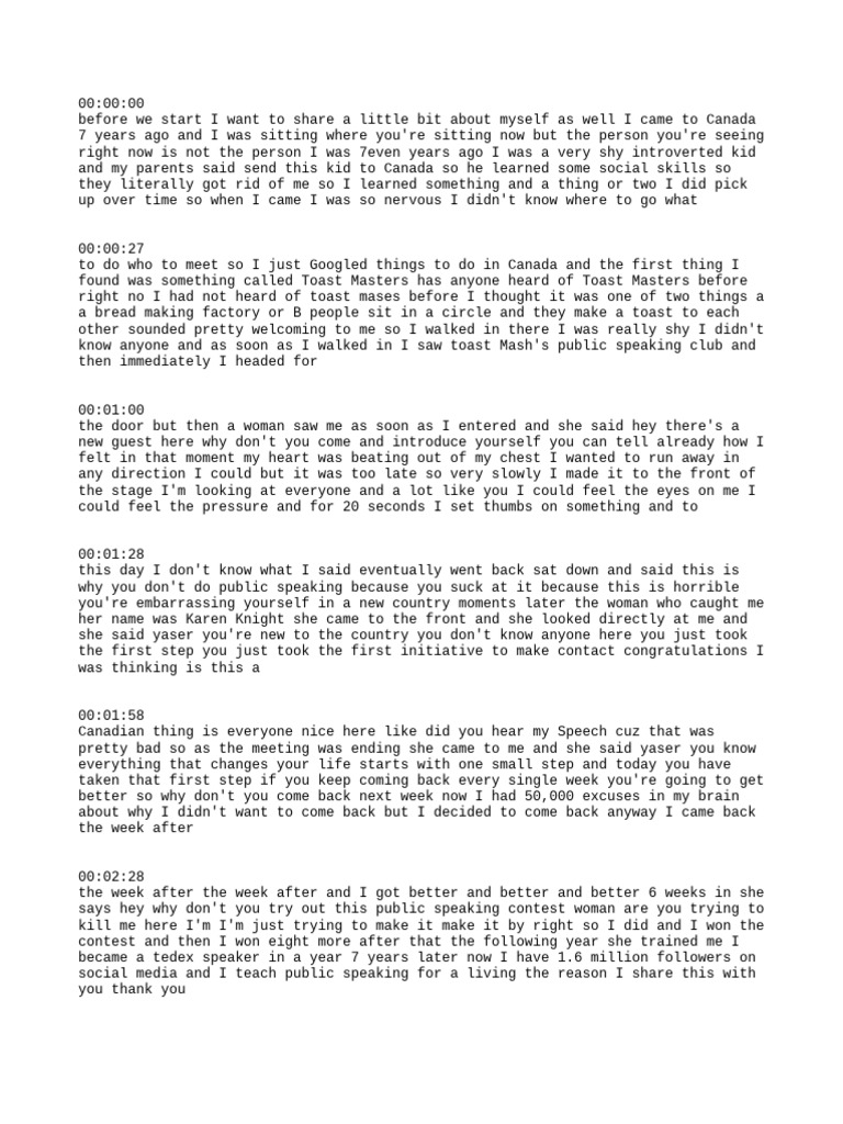 NoteGPT - I Taught 300 People How To Become Articulate With Their Speaking (Full Workshop) | PDF ...