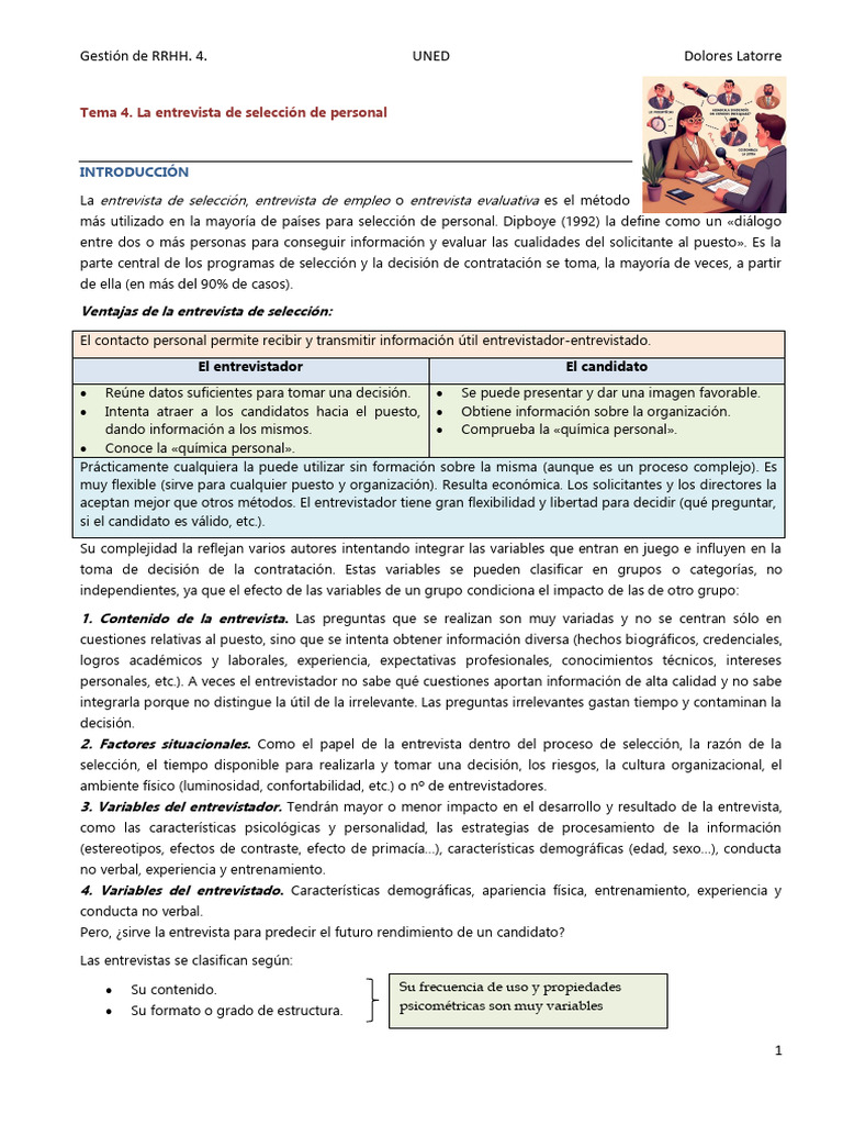 Gestion de RRHH T4 DL | PDF | Validez (Estadísticas) | Gestión de ...