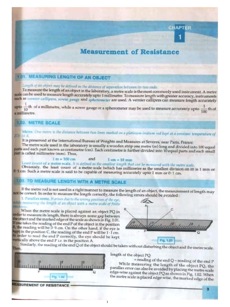 Experiment 1 (Vernier Caliper) | PDF
