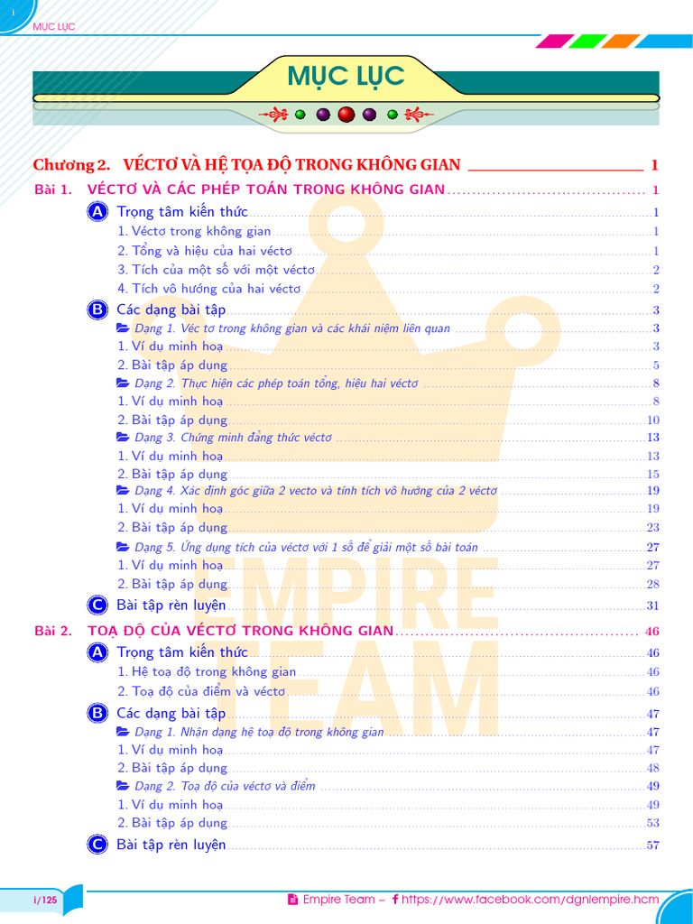 A TR NG Tâm Ki NTH C: CH NG 2. VÉCT Và H T A Trong Không Gian 1 | PDF