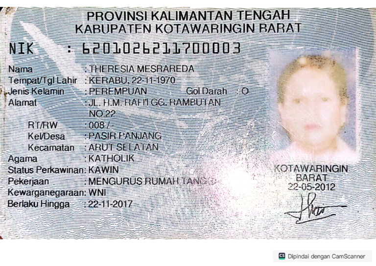 KTP Istri (1) | PDF
