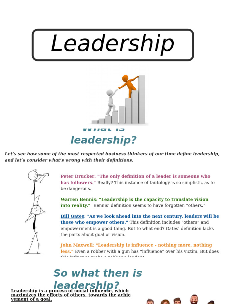 Unit 1 Leadership | PDF | Leadership | Transformational Leadership