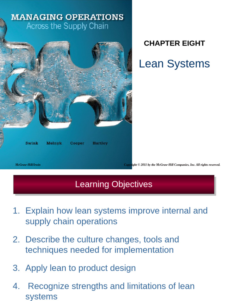 Lean Systems: Principles and Techniques | PDF | Lean Manufacturing ...