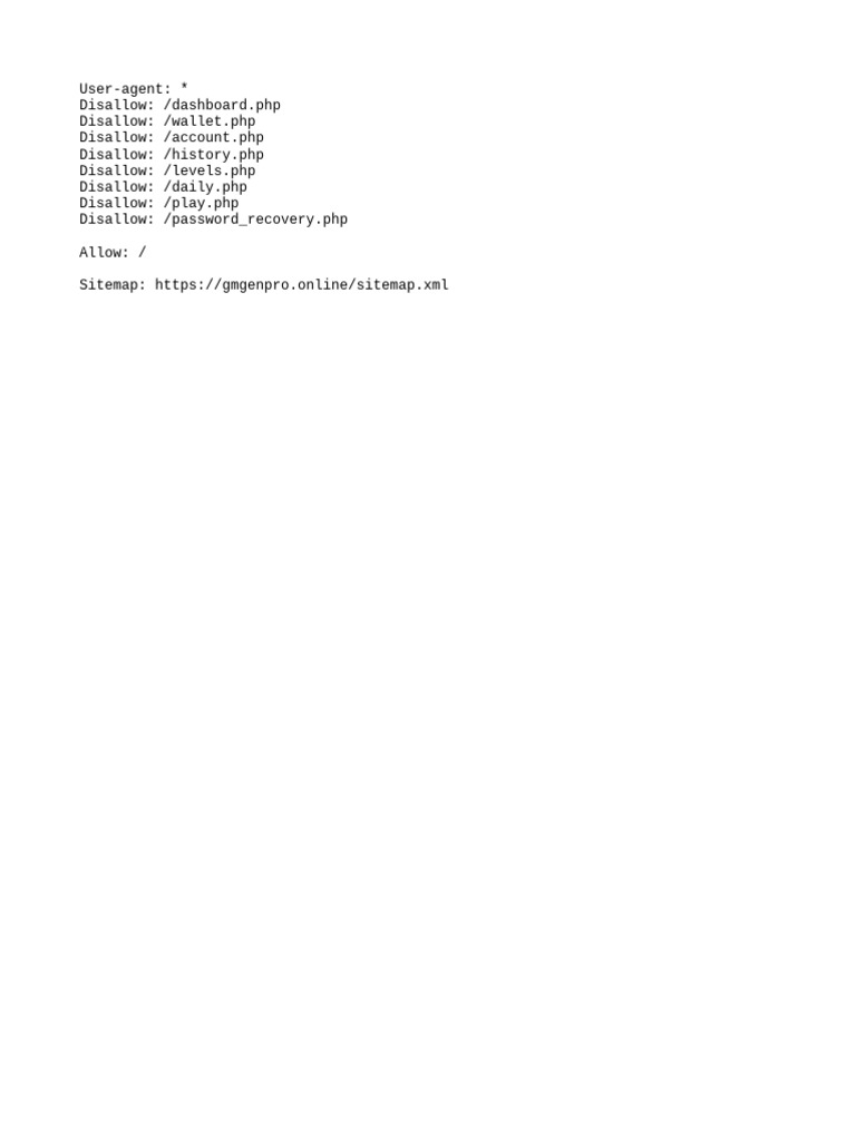 Robots.txt Configuration Guide | PDF