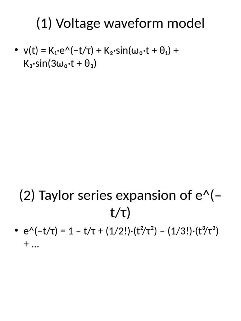Numbered Equations Multivariable LSQ | PDF