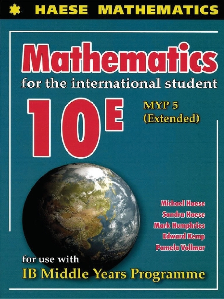 Mathematics - Mathematics 10E - MYP 5 Extended | PDF