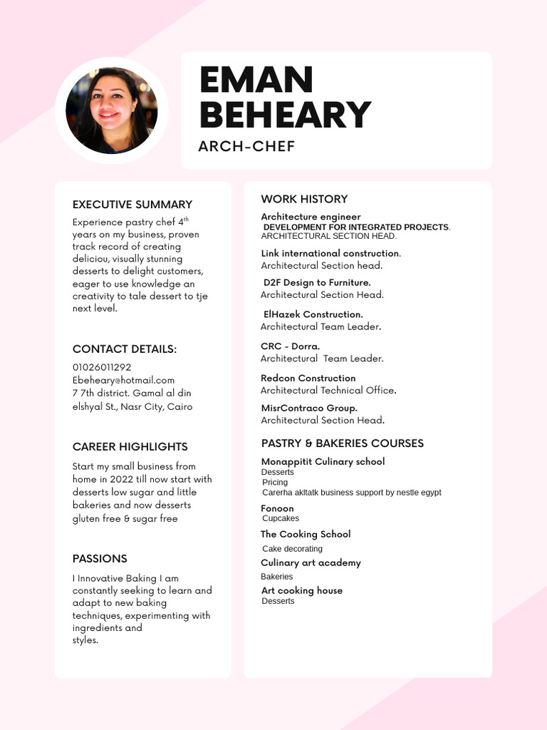 Arch Chef Eman Beheary - PDF 1 | PDF