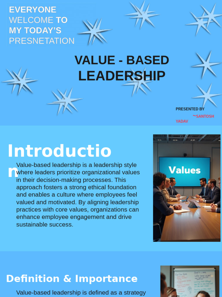 Value-Based Leadership (1) Santosh11 | PDF