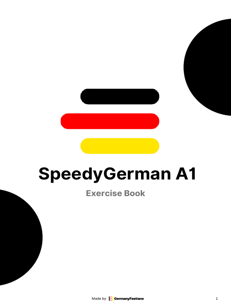 German A1 | PDF | Grammatical Gender | Subject (Grammar)