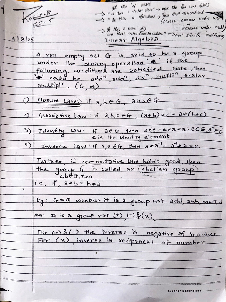 Vector Spaces 1st | PDF