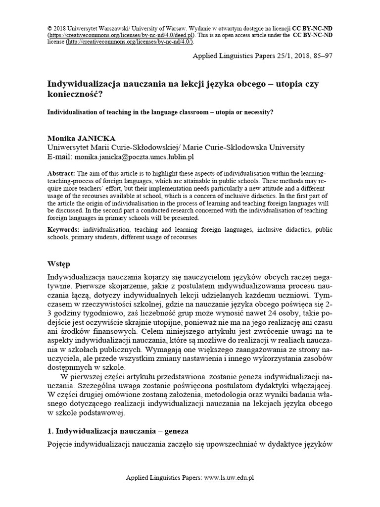ALP 25 - 1 8 Monika Janicka | PDF