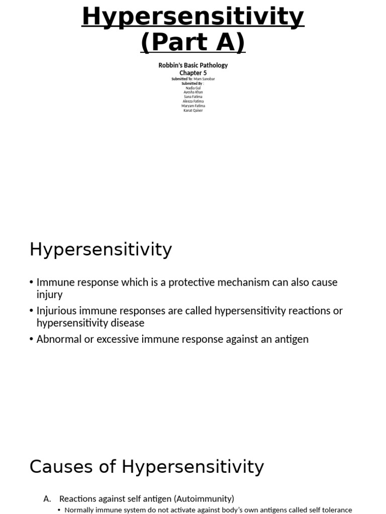 Understanding Hypersensitivity Reactions | PDF | Immune System | Allergy