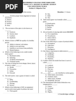 SEMO Agility Test Overview and Procedure | PDF