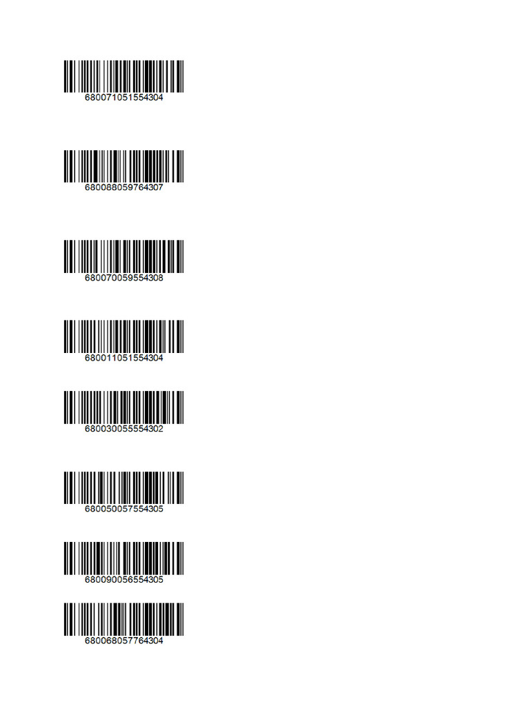 Barcode Listview Item | PDF