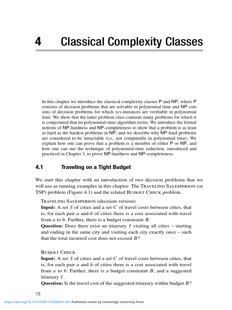 Understanding P and NP Complexity Classes | PDF | Computational ...