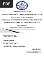 Exit Examination Model Exam For Buma 2023 Academic Year | PDF ...