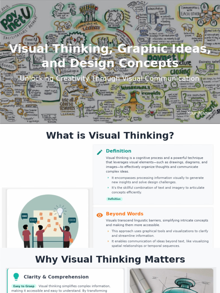 Visual Thinking and Design Concepts | PDF | Typography | Typefaces