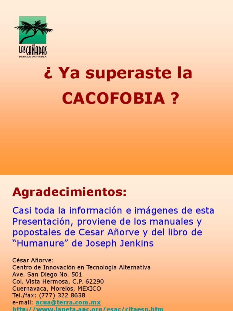 Cacofobia - Baños Secos | PDF | Heces | Agua