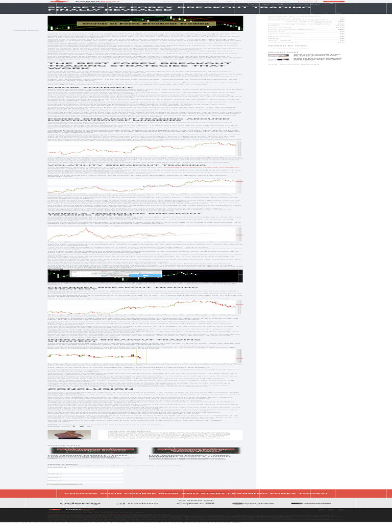 Forex Breakout Trading Secrets Revealed | PDF | Foreign Exchange Market ...