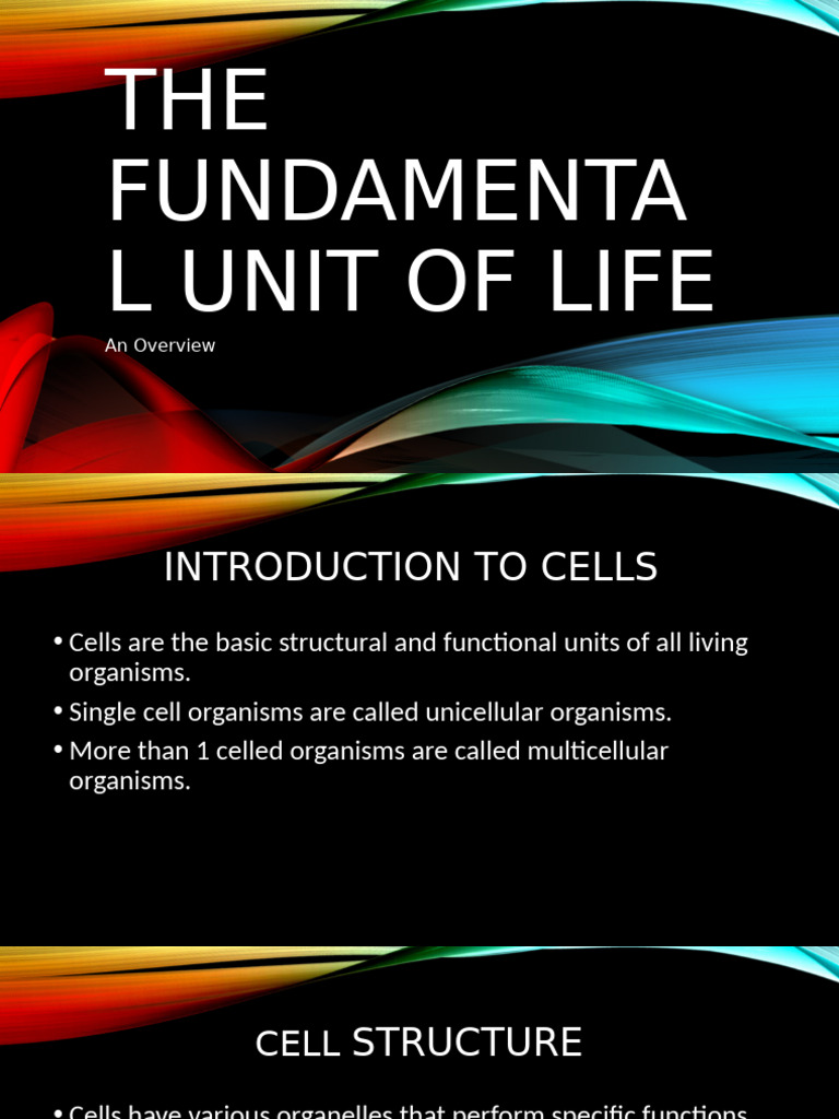 Overview of Cell Biology Essentials | PDF | Cell (Biology) | Biology