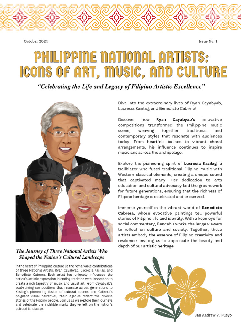 Filipino Artists Magazine | PDF | The Arts