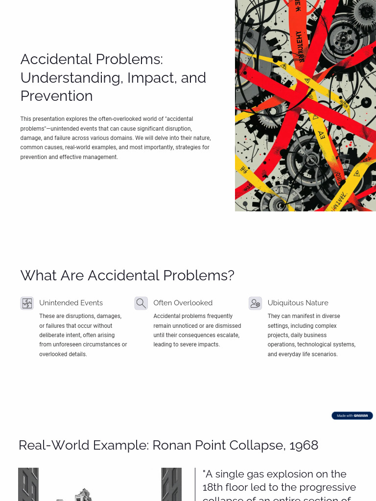 Managing Accidental Problems Effectively | PDF | Risk | Project Management