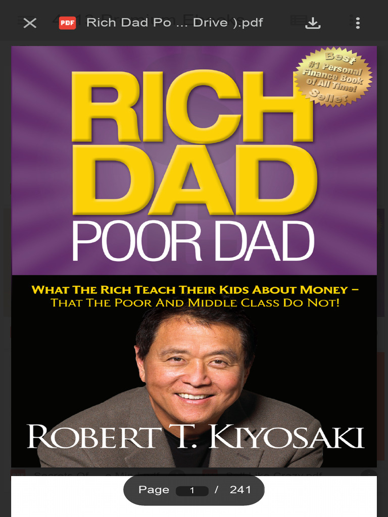 Rich Dad Poor Dad: Financial Wisdom Guide | PDF