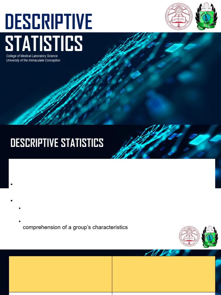 03 Descriptive Statistics | PDF | Standard Deviation | Descriptive Statistics