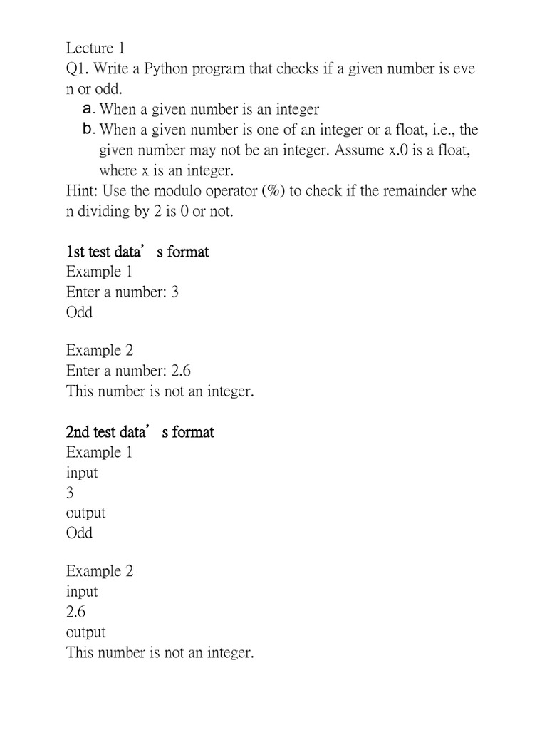 Python Programs for Number Checks | PDF