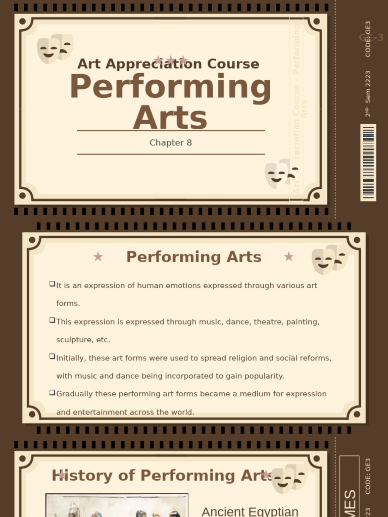 Performing Arts | PDF | Theatre | Musical Theatre